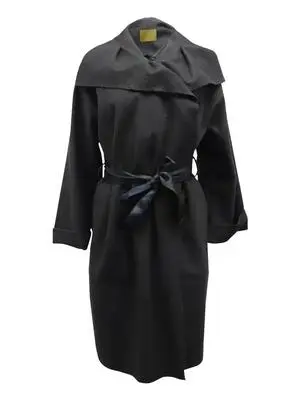 LANVIN Shawl Detachable-belt Coat - Black