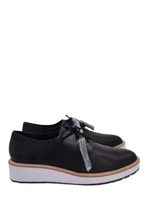 LOEFFLER RANDALL Demi-wedge Platform Derby Shoes - Black