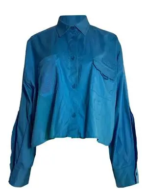 Fendi Cropped Shirt - Blue