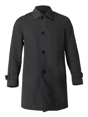 BOSS Button-fastening Coat - Grey