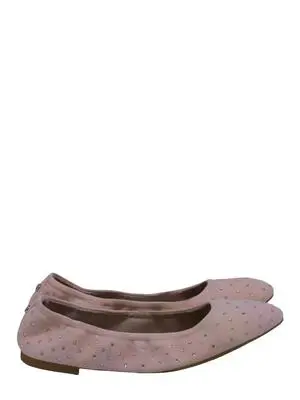 STUART WEITZMAN Crystal-embellished Ballet Flats - Pink