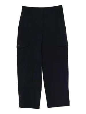 Max Mara Cargo-pocket Trousers - Blue