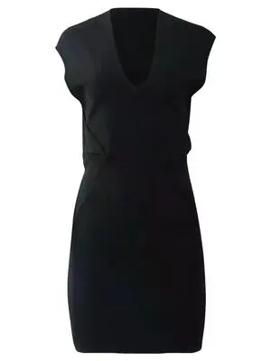 ALEXANDER WANG V-neck Mini Dress - Black