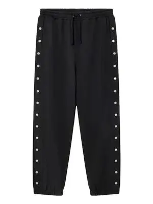CARRER Val Button-detail Track Pants - Black