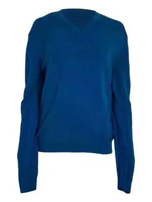 VERSACE V-Neck Long Sleeve Sweater