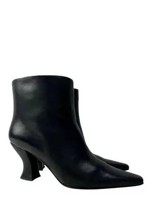 Bottega Veneta Cloud Pointed-toe Ankle Boots - Black