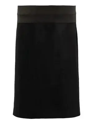 Akris Panelled Pencil Skirt - Black