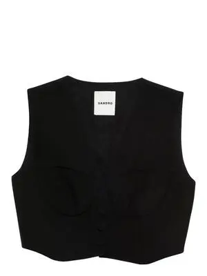 Sandro Waistcoat Corset - Black