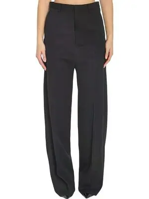 Balenciaga Pleated Trousers - Black