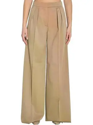 Max Mara Pleated Trousers - Neutrals