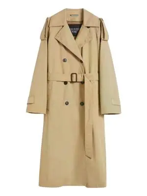 Max Mara Belted Double-breasted Coat - Neutrals