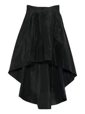 Liu Jo Asymmetric Pleated Skirt - Black