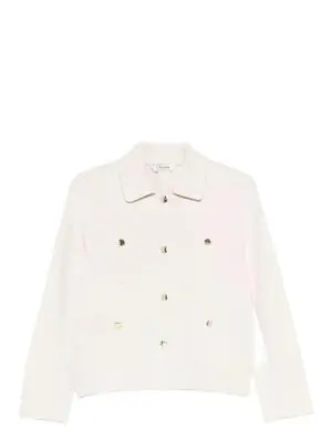 Max Mara Pocket Jersey Jacket - Neutrals
