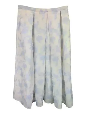 Erdem Abstract-pattern Midi Skirt - Neutrals