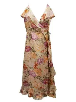 ZIMMERMANN ZIMMERMANN Wrap Floral-print Maxi Dress