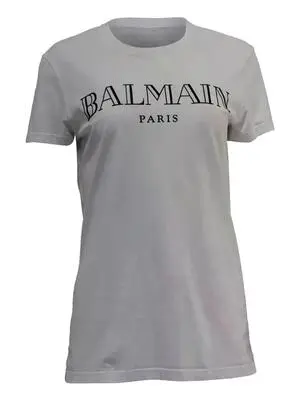 Balmain Logo-print Cotton T-shirt - White
