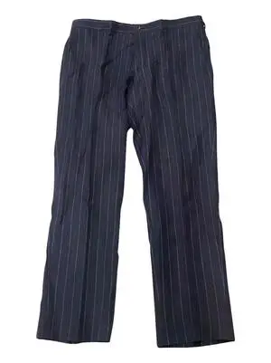 Etro Pinstripe Trousers - Blue