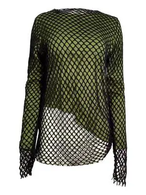 MARQUES' ALMEIDA Layered Long-sleeve Top - Green