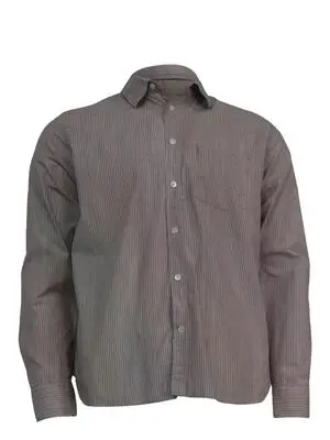 Mr P. Striped Long-sleeve Shirt - Neutrals