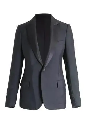 Dior Single-breasted Wool Blazer - Black