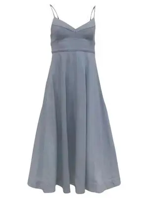 Zimmermann Acacia Sleeveless Midi Dress - Blue