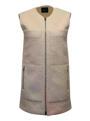 Theory Zip-fastening Gilet - Neutrals