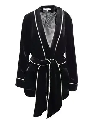 GANNI Velvet Jacket - Black