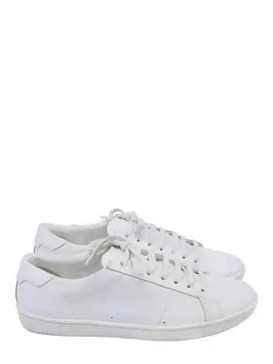 Saint Laurent Sl/01 Lace-up Sneakers - White