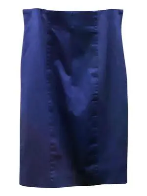 Escada Zip-fastening Midi Skirt - Blue