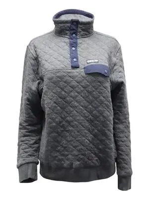 Patagonia Quilted Snap-button Sweatshirt - Grey