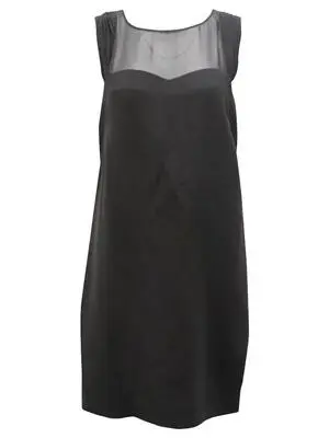 Sandro Rialto Sheer Dress - Black