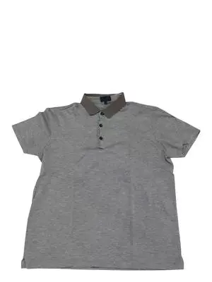LANVIN Grosgrain Polo Shirt - Grey