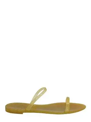 STUART WEITZMAN Sawyer Double-strap Slides - Yellow