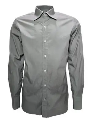 TOM FORD Button-fastening Long-sleeve Shirt - Grey