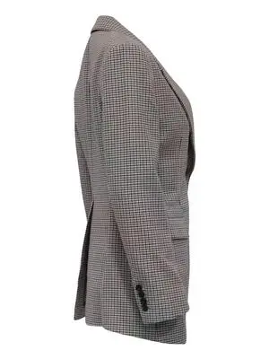 Theory Houndstooth Blazer - Brown