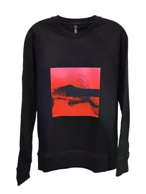 Neil Barrett Printed Cotton Sweatshirt - Black