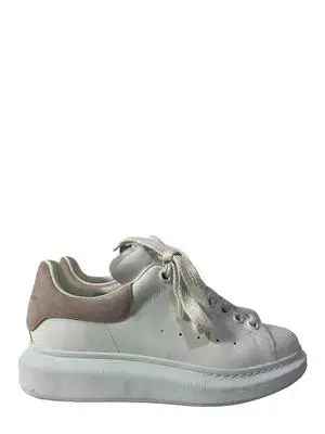 Alexander McQueen Leather Sneakers - White
