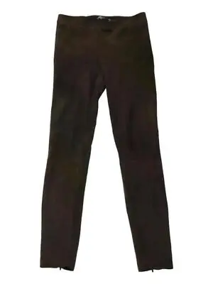 Vince Zip-detail Trousers - Brown