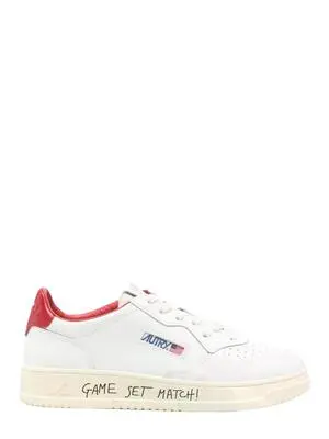 AUTRY Medalist Perforated Sneakers - White