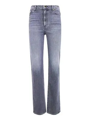 Khaite Danielle Straight-leg Jeans - Grey