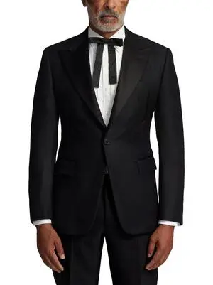 Ralph Lauren Peak-lapels Blazer - Black