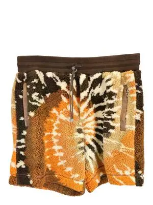Amiri Tie-dye Drawstring Shorts - Orange