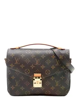 LOUIS VUITTON 2016 Monogram Pochette Metis - Brown
