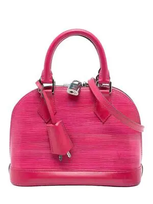 LOUIS VUITTON 2016 Epi Alma Bb Satchel - Pink