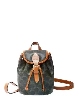 Celine Mini Folco Triomphe Backpack - Brown