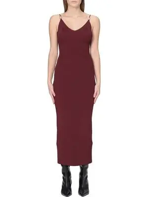 Versace Sleeveless Maxi Dress - Burgundy