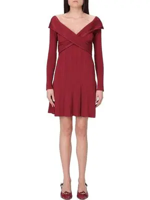 SELF-PORTRAIT Dress - Burgundy