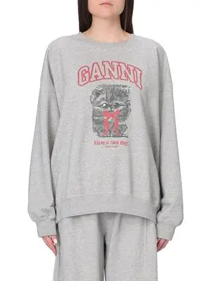 GANNI Sweatshirt - Grey