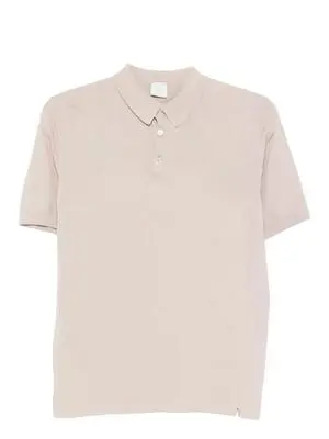 Eleventy Buttonred Polo Shirt Neutrals