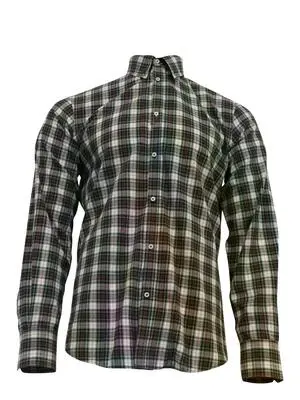 Dsquared2 Plaid-pattern Long-sleeve Shirt - White